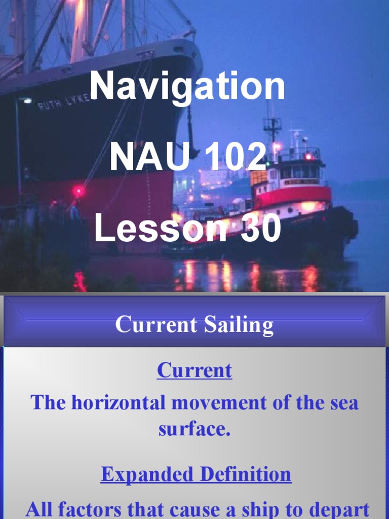 Current Sailing Techniques Explained | PDF | Water Transport | Navigation