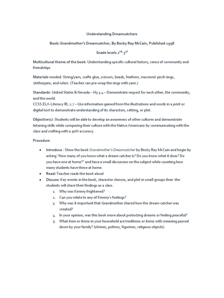 Diversity Lesson Plan