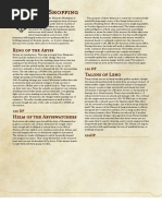 DnD 5e Character Bond Examples | PDF