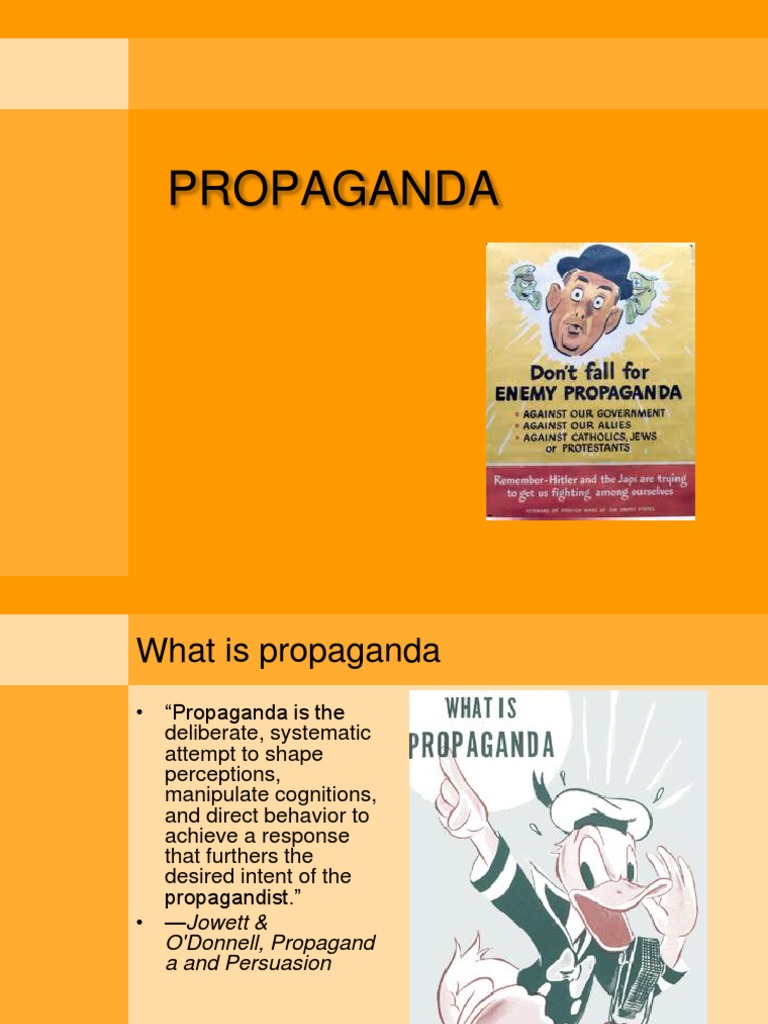 Propaganda | PDF | Propaganda | Persuasion