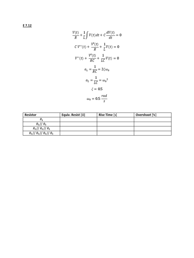 PreLab 06 | PDF | Electrical Equipment | Physical Quantities