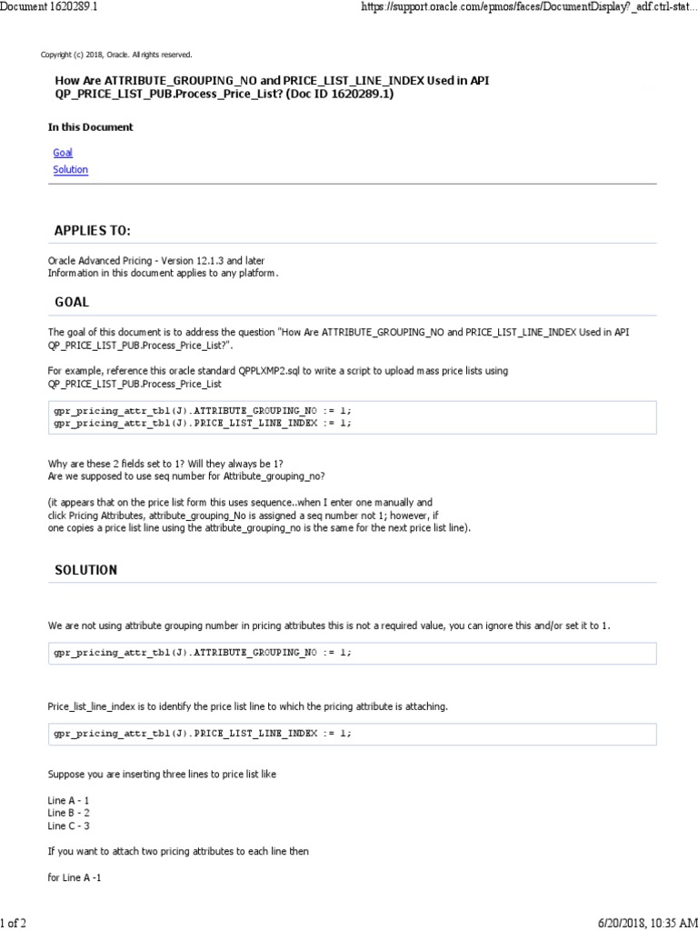 Pricing API | Download Free PDF | Oracle Database | Application Programming Interface