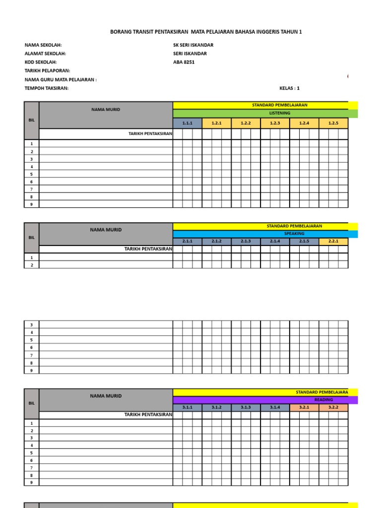 Rekod Transit Bi | PDF