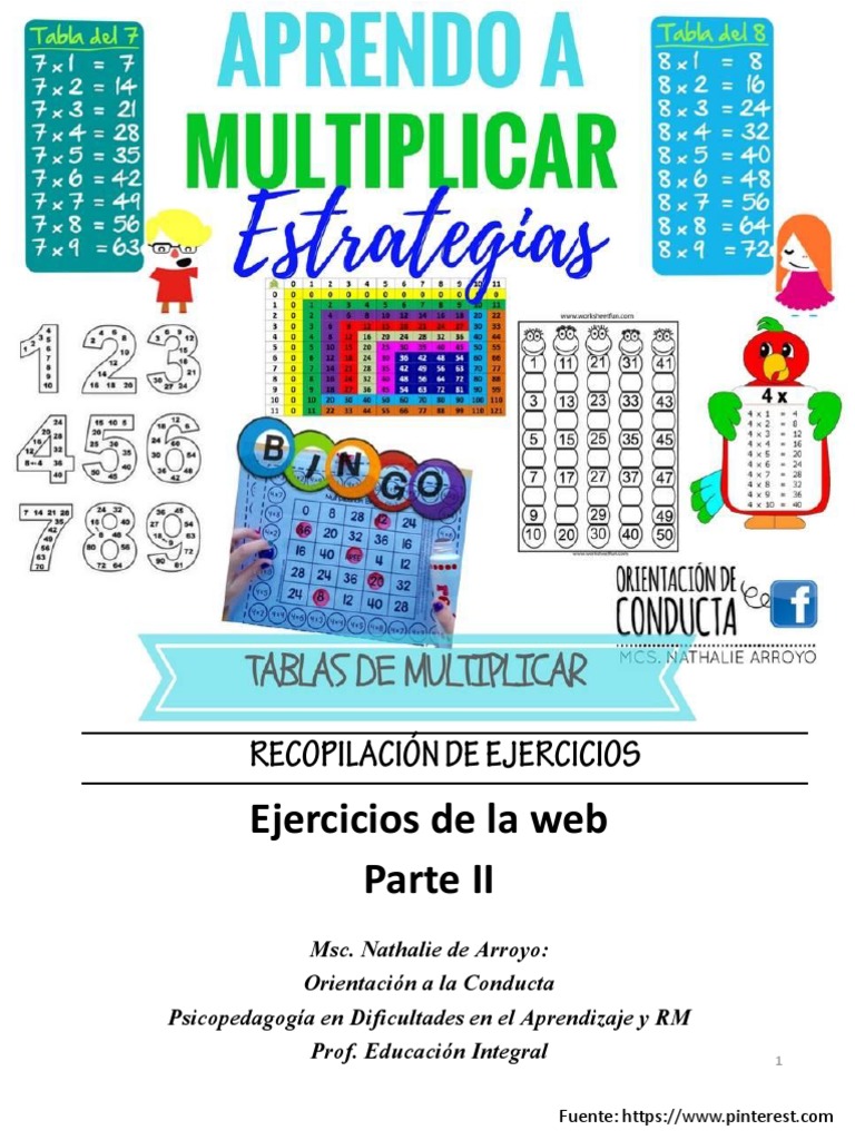Libro de Las Multiplicaciones | PDF