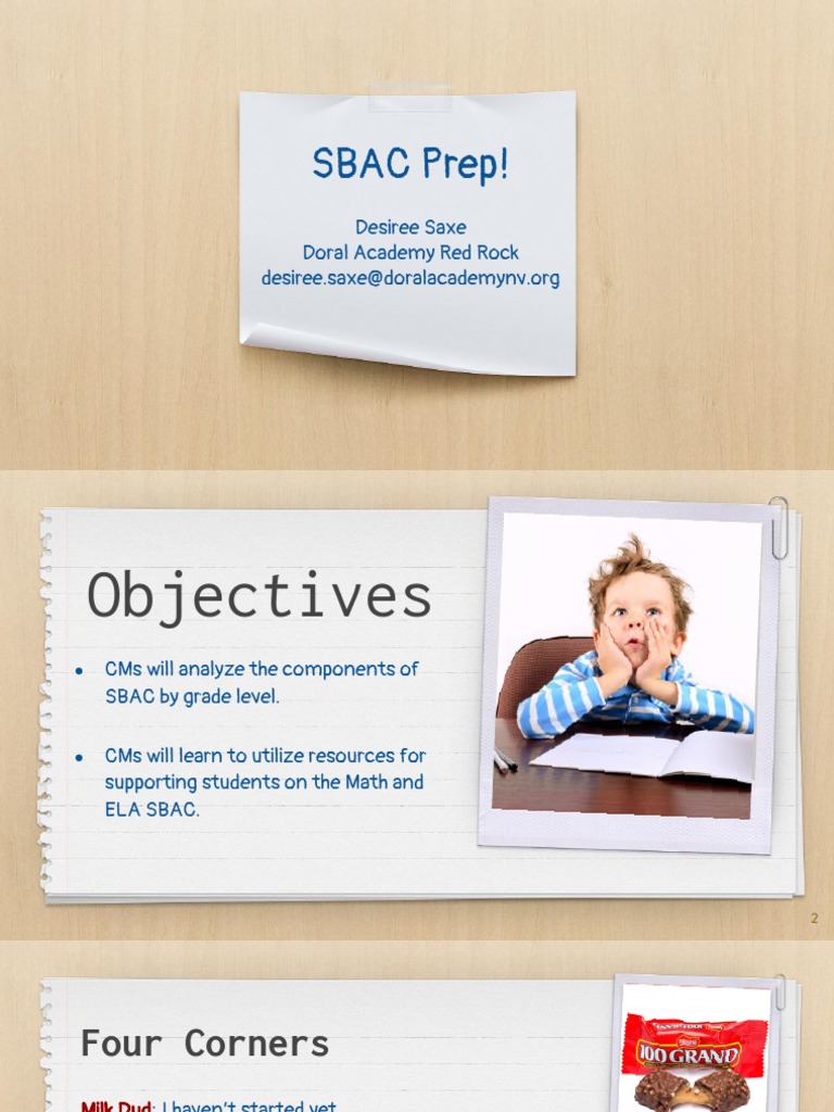 SBAC Prep Guide for Educators | PDF | Teaching | Communication