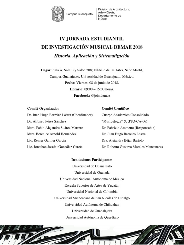 Jormadas Demug | PDF | México | Las artes escénicas