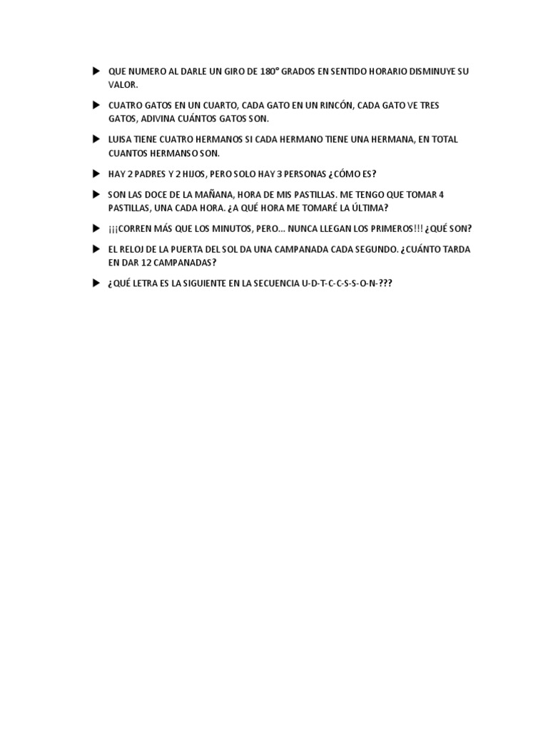 Preguntas Matematicas | PDF