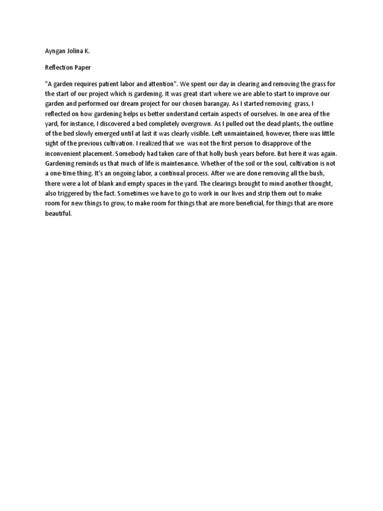 NSTP Reflection 2 | PDF