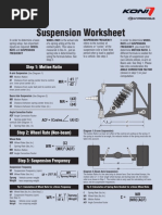 Suspension Motion Ratio Calculations | PDF | Suspension (Vehicle ...