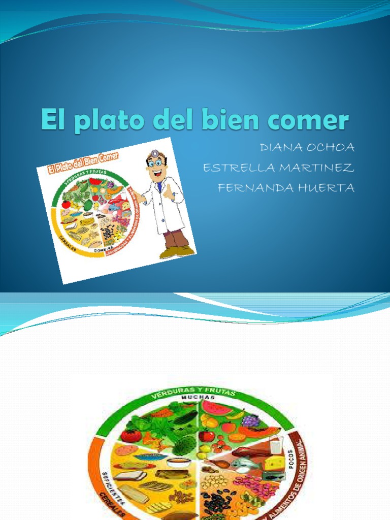 Guía del Plato del Bien Comer en México | PDF | Salud y bienestar