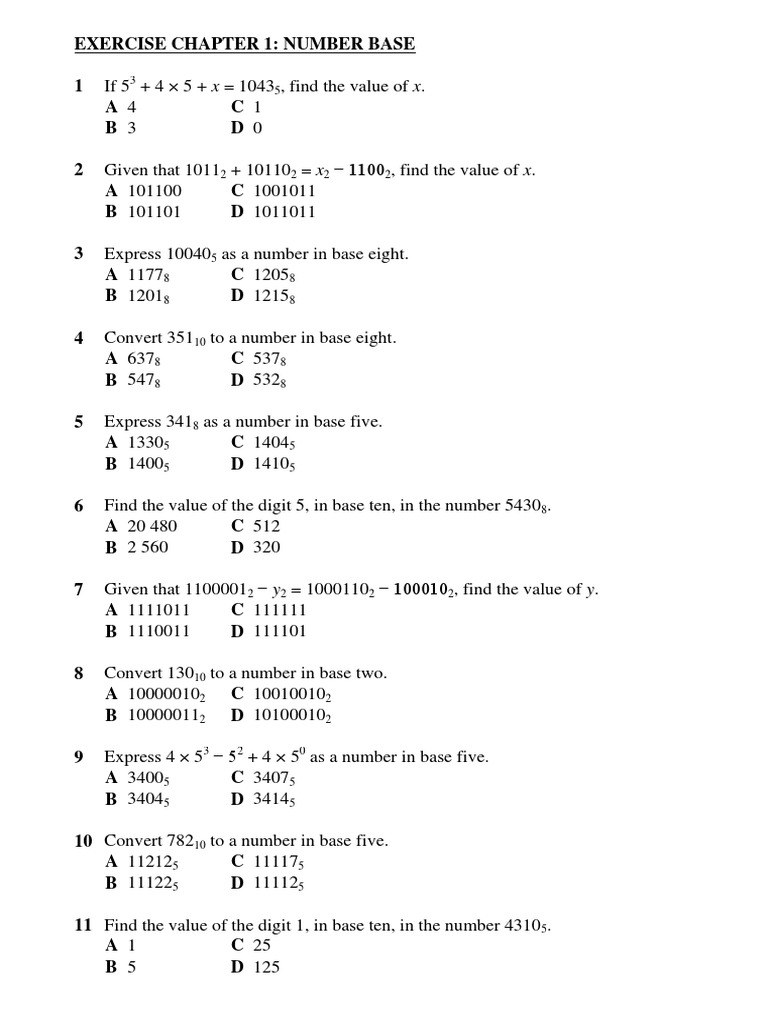 Number Base | Download Free PDF | Mathematical Notation | Lexicology