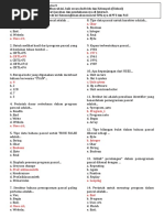 Soal Pilihan Ganda Pemrograman Python | PDF