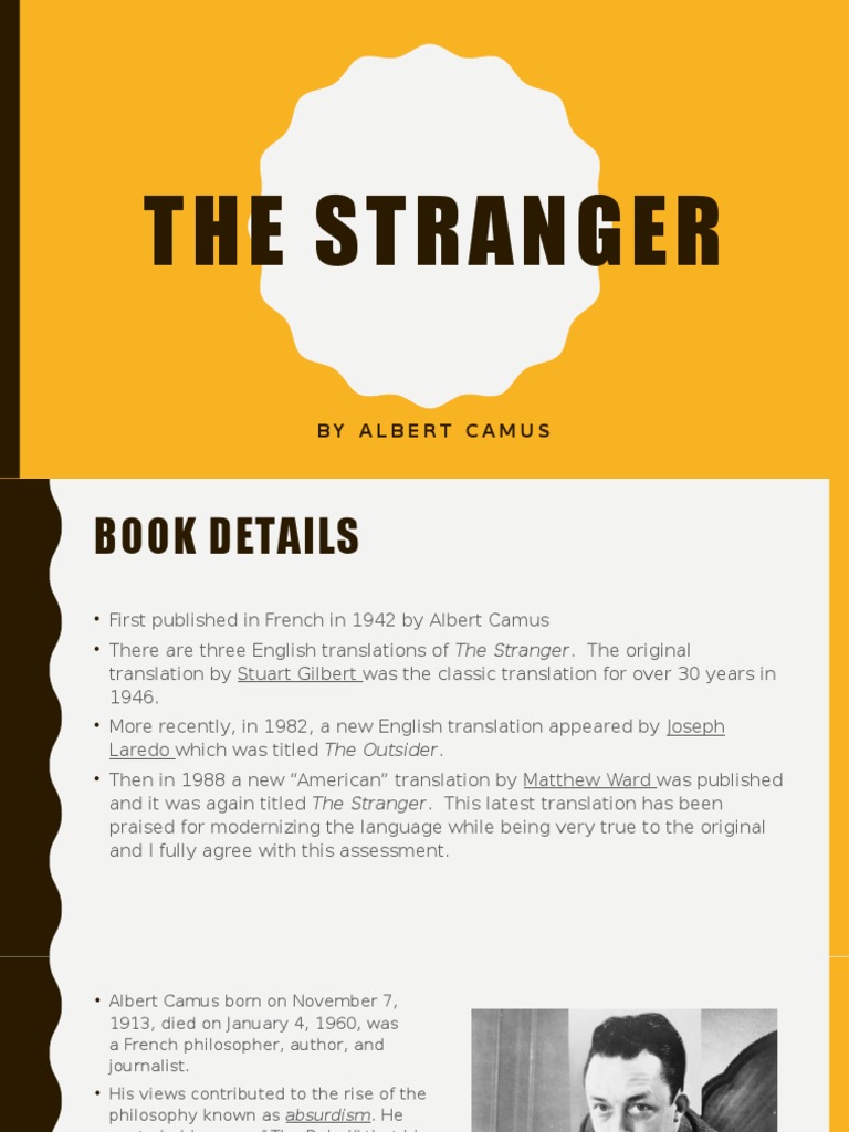 The Stranger: by Albert Camus | PDF
