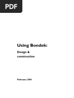 Bondek Design & Construct Manual COMPLETE | PDF | Bending | Concrete