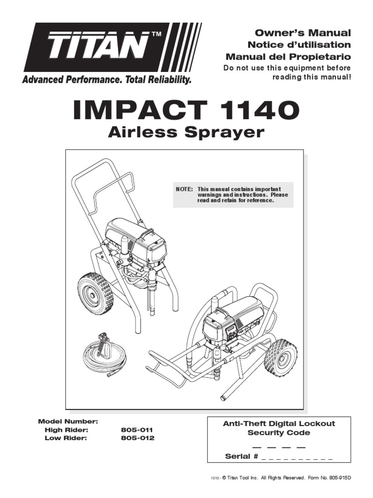 1140 Impact Manual PDF | PDF | Ac Power Plugs And Sockets | Paint