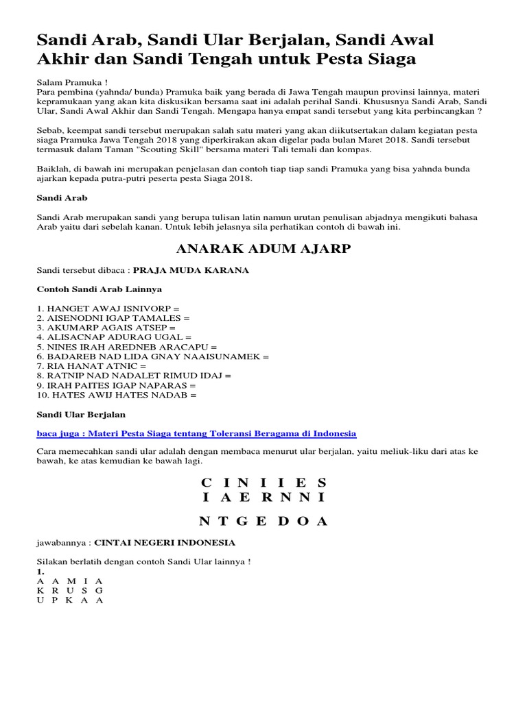 Sandi Arab | PDF