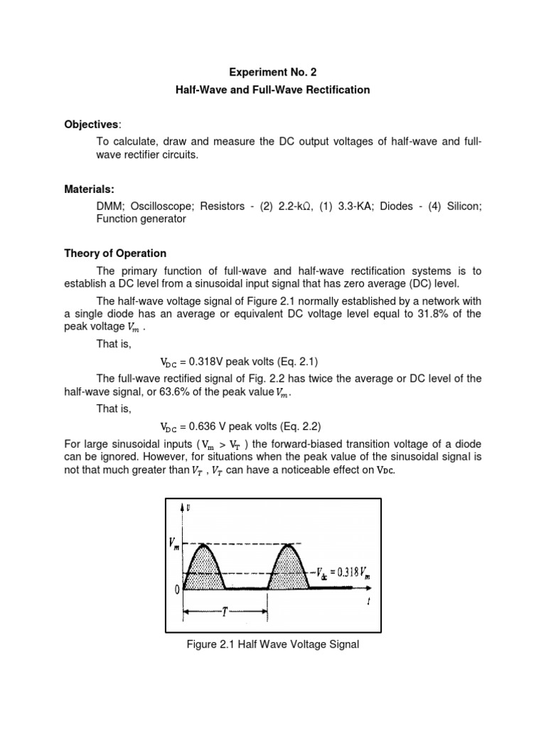 LABLAB | PDF | Rectifier | Diode