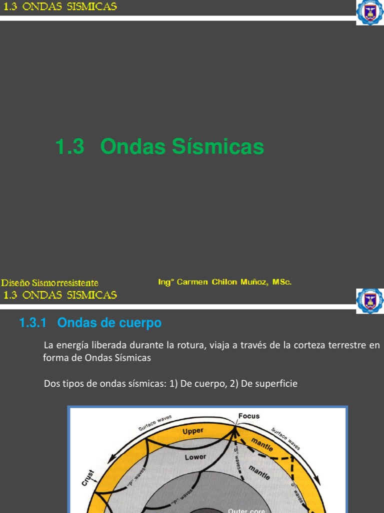 1.3 Ondas Sismicas | PDF | Olas | Temblores