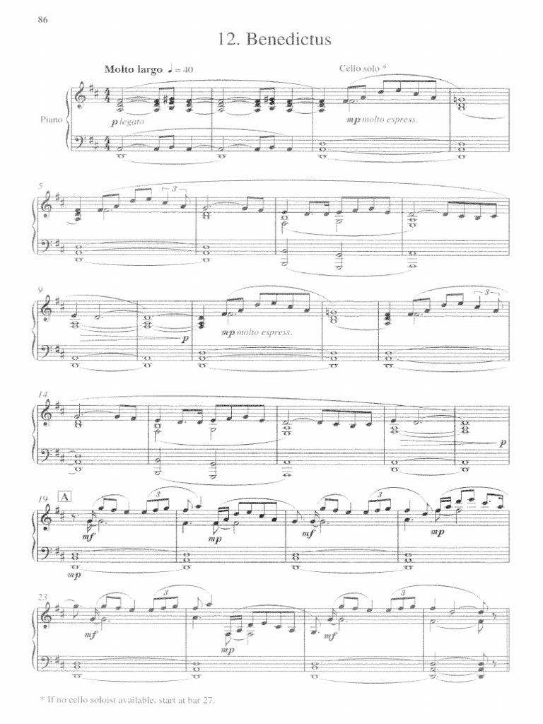 5 Karl Jenkins Benedictus | PDF