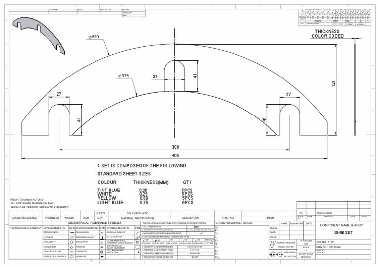 Shim Drawing | PDF | Nature