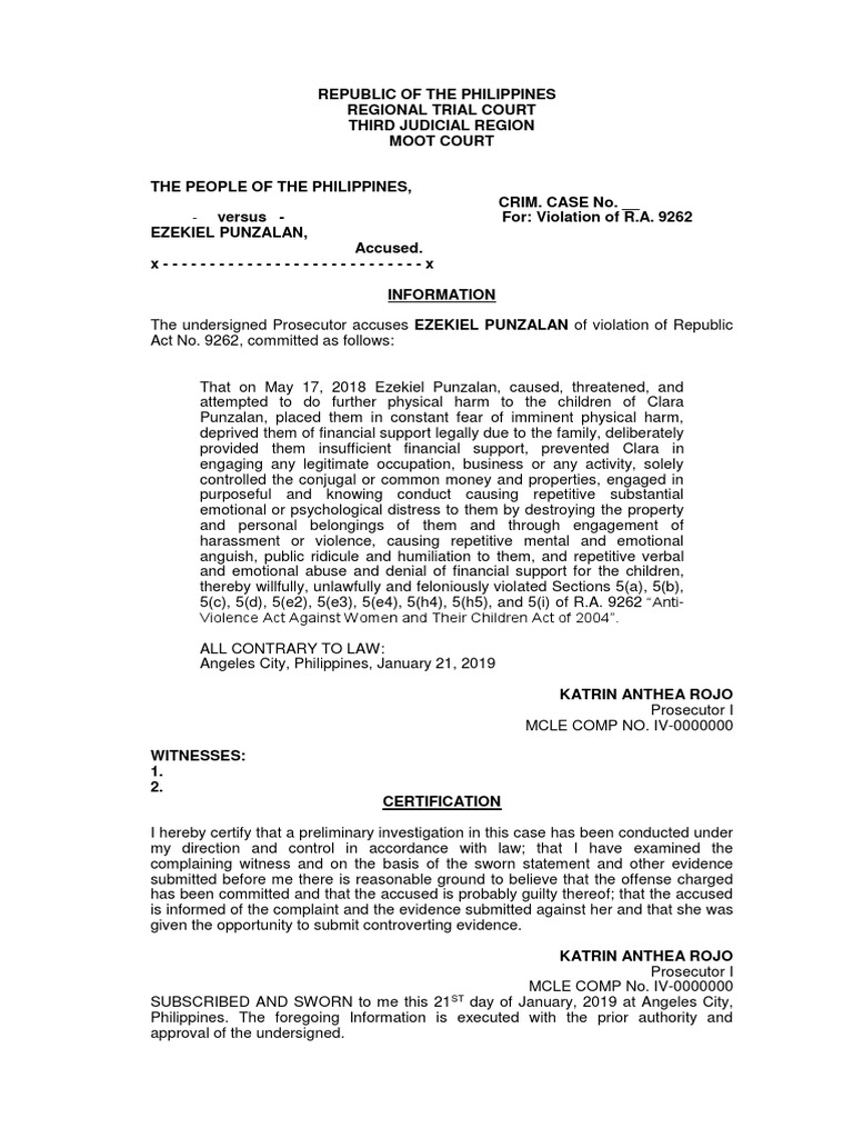 Punzalan vs. Punzalan Info Comp2 PDF | PDF | Anxiety | Infidelity