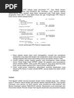 Contoh Perhitungan PPH Pasal 21 | PDF | Pengelolaan Keuangan & Uang