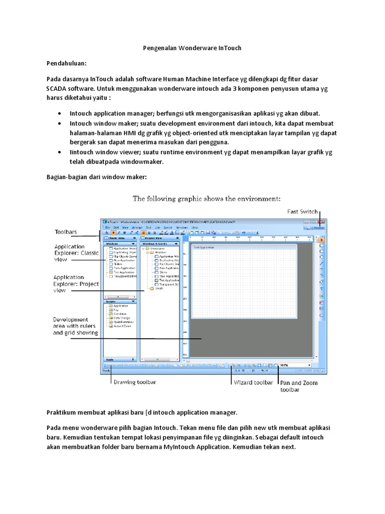 Pengenalan Wonderware InTouch HMI | PDF | Teknologi & Rekayasa