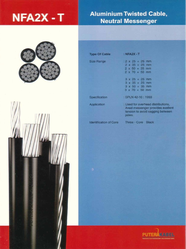 Aluminium Twisted Cable-NFA2X-T PDF | PDF