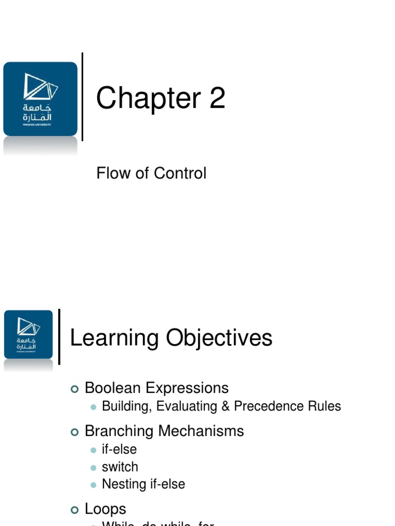 Sav ch02 | PDF | Boolean Data Type | Control Flow