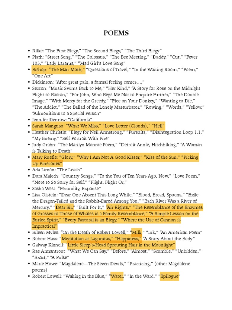 Poems | PDF | Poets | Poetry