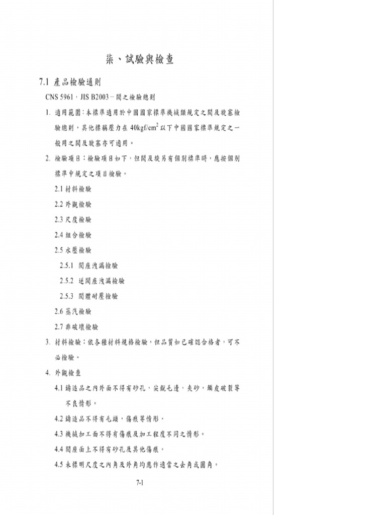 JIS B 2003 - 1994 - バルブの検査通則 | PDF