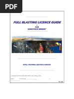Blasting Certificate Information and Instructions | PDF | Mining ...