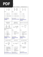 RT Formulas For Calculations | PDF | Radiography | Attenuation