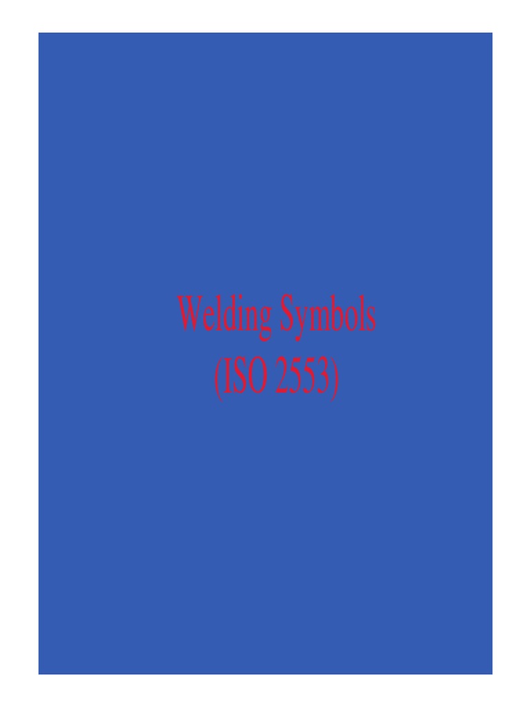 CH3 1 Welding Joint Symbols | PDF | Plastic | Welding