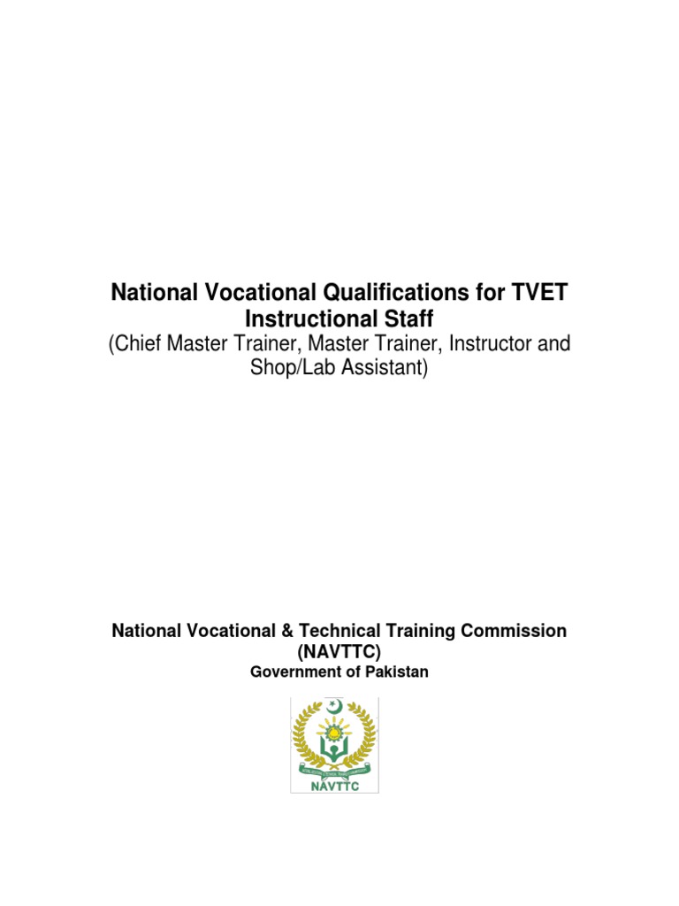 2018.01.29KKCompetency Standards For TVET Trainers - Validated | PDF ...