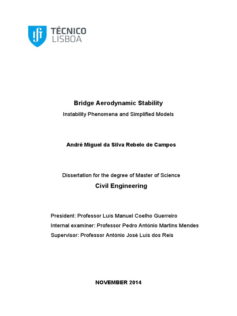 Bridge Aerodynamic Stability PDF | PDF | Fluid Dynamics | Aerodynamics