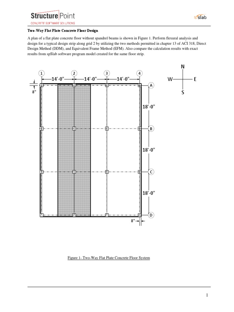 Two Way Slab Design | PDF | Beam (Structure) | Column