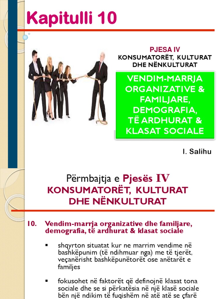 2018 10 01 KAP 10 Vendimmarrja Organizative Familjare | PDF