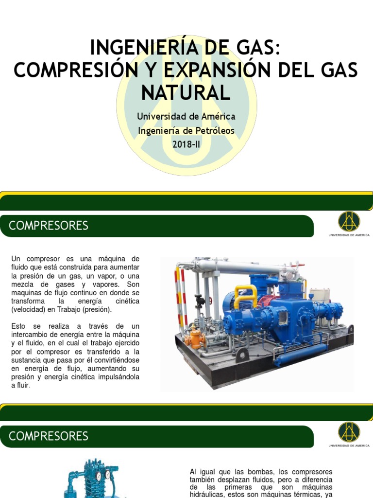 9. COMPRESIÓN Y EXPANSIÓN DEL GAS.pptx | Tecnologías de gas | Máquinas