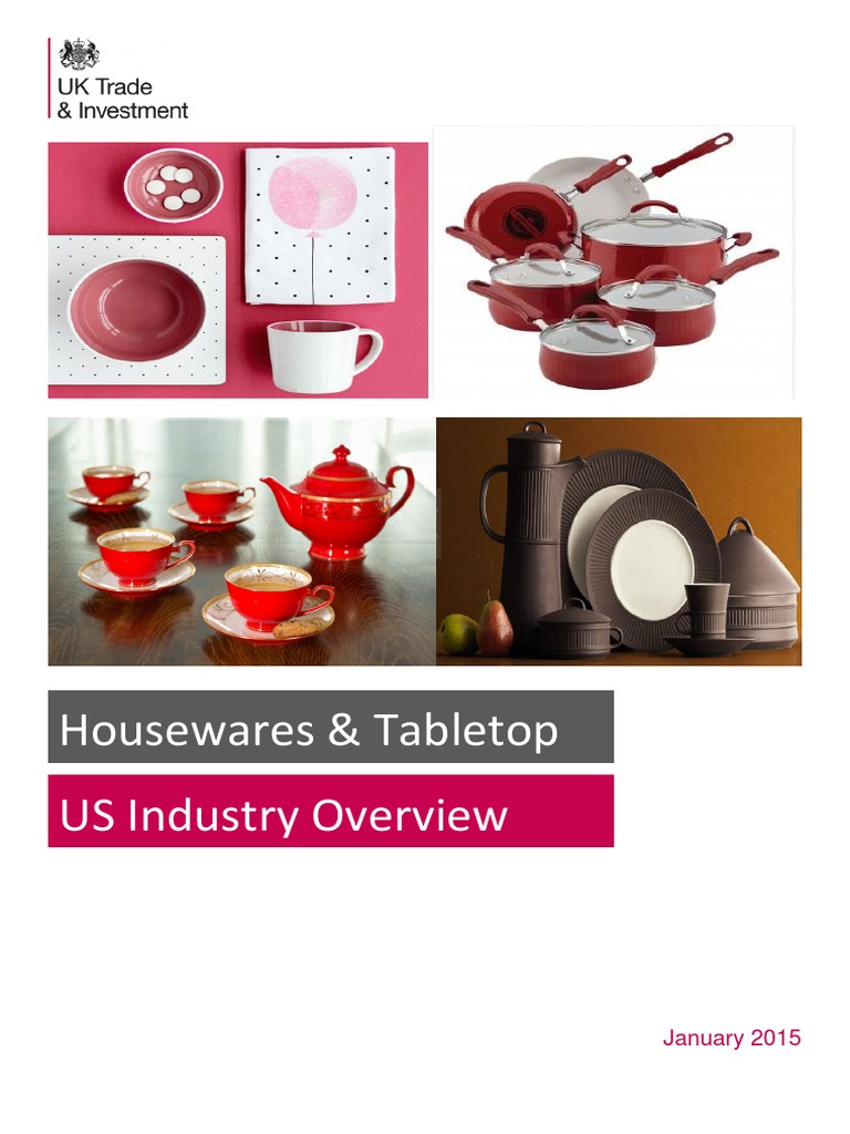 Housewares Industry Report | PDF | Grocery Store | Retail