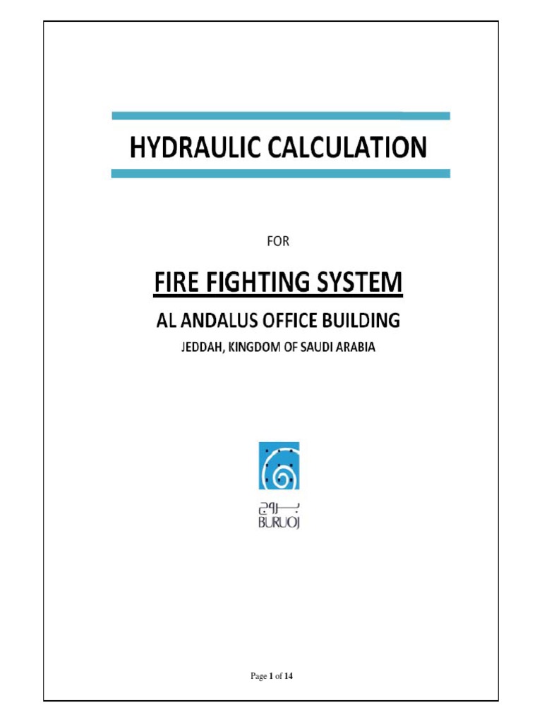 Calculation | PDF | Fire Sprinkler System | Plumbing