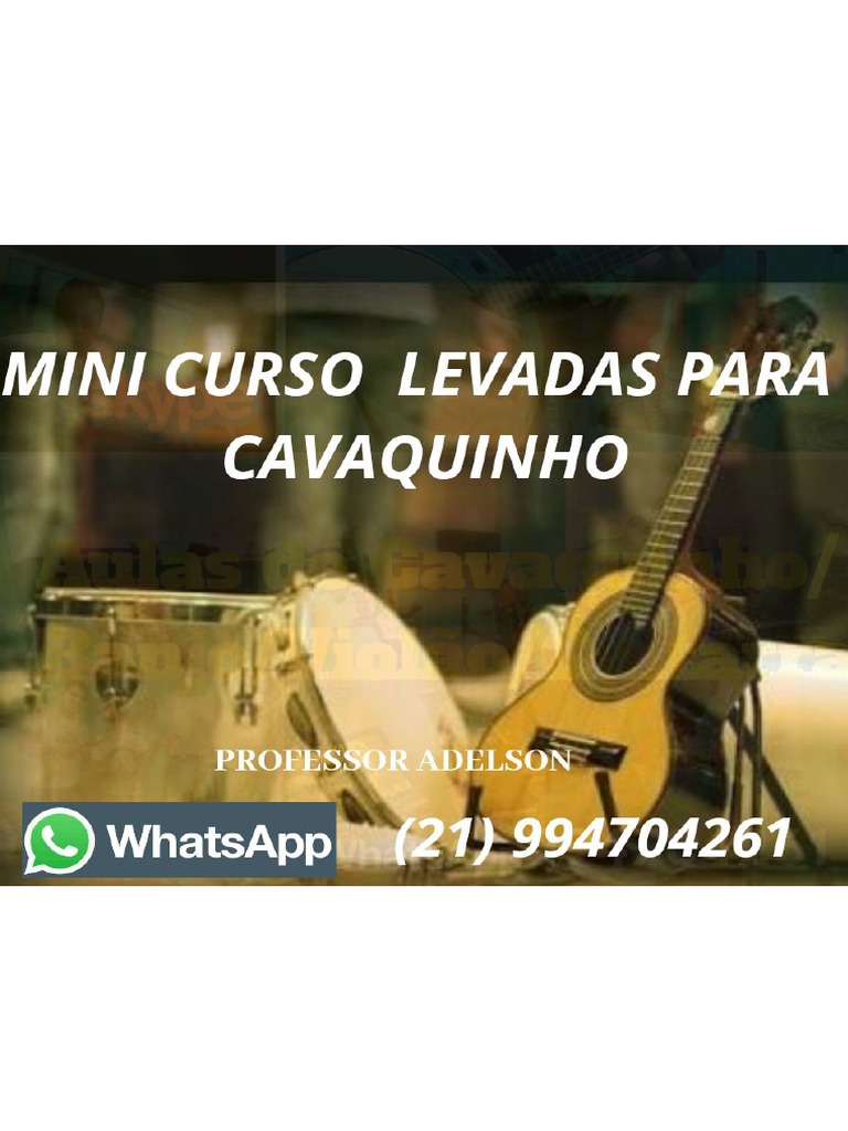 Apostila Levadas para Cavaquinho | PDF | Instrumentos de corda | Música popular