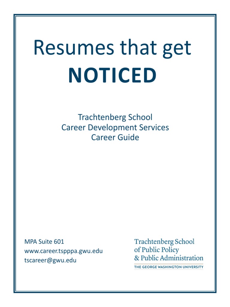 Resumes That Get Noticed Guide PDF | PDF | Résumé | Employment