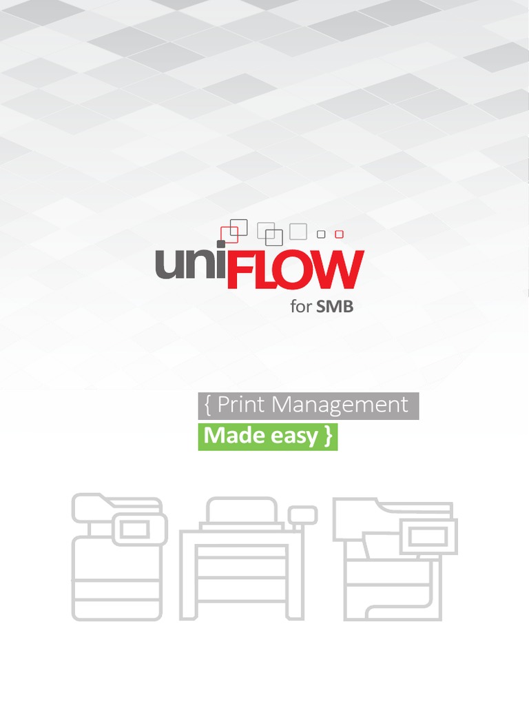 2017 06 Uniflow For SMB Brochure | PDF | Smartphone | Printer (Computing)
