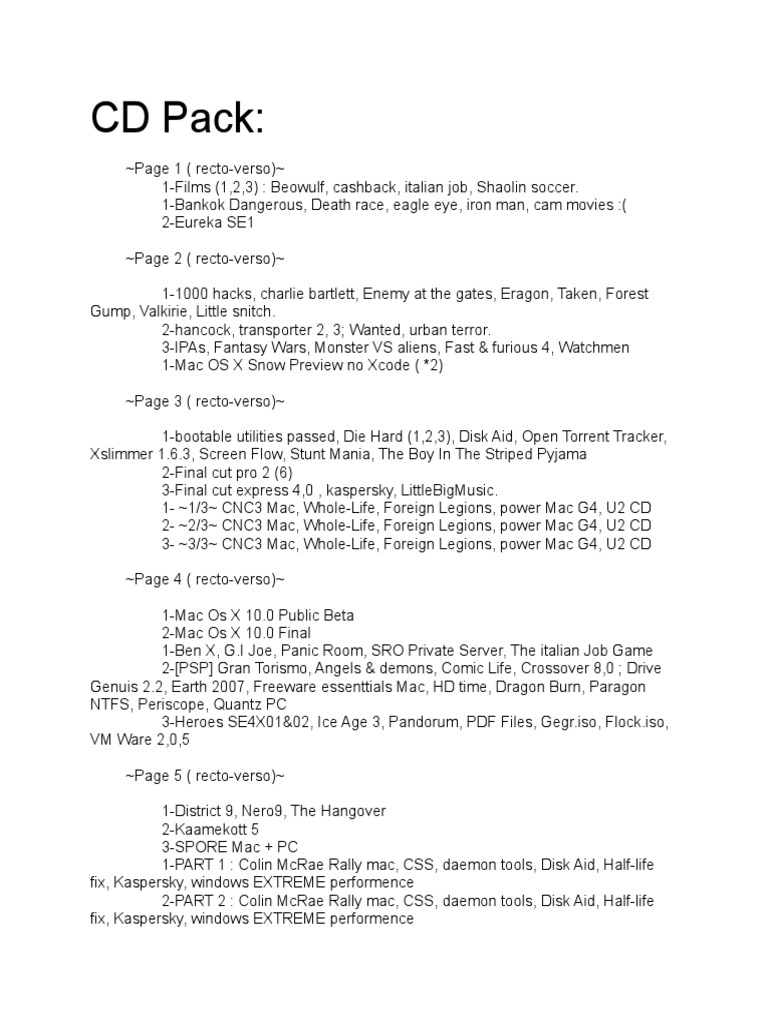 DVDs | PDF | Computing | Macintosh