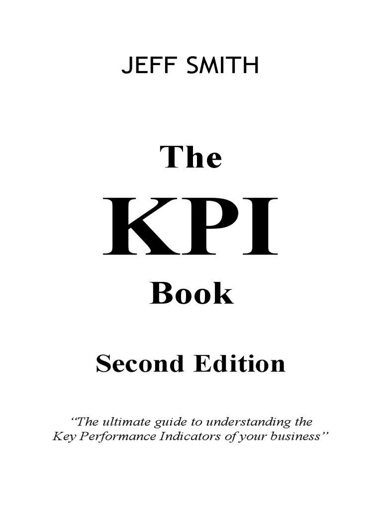 KPI Book Sample PDF | PDF | Stocks | Performance Indicator