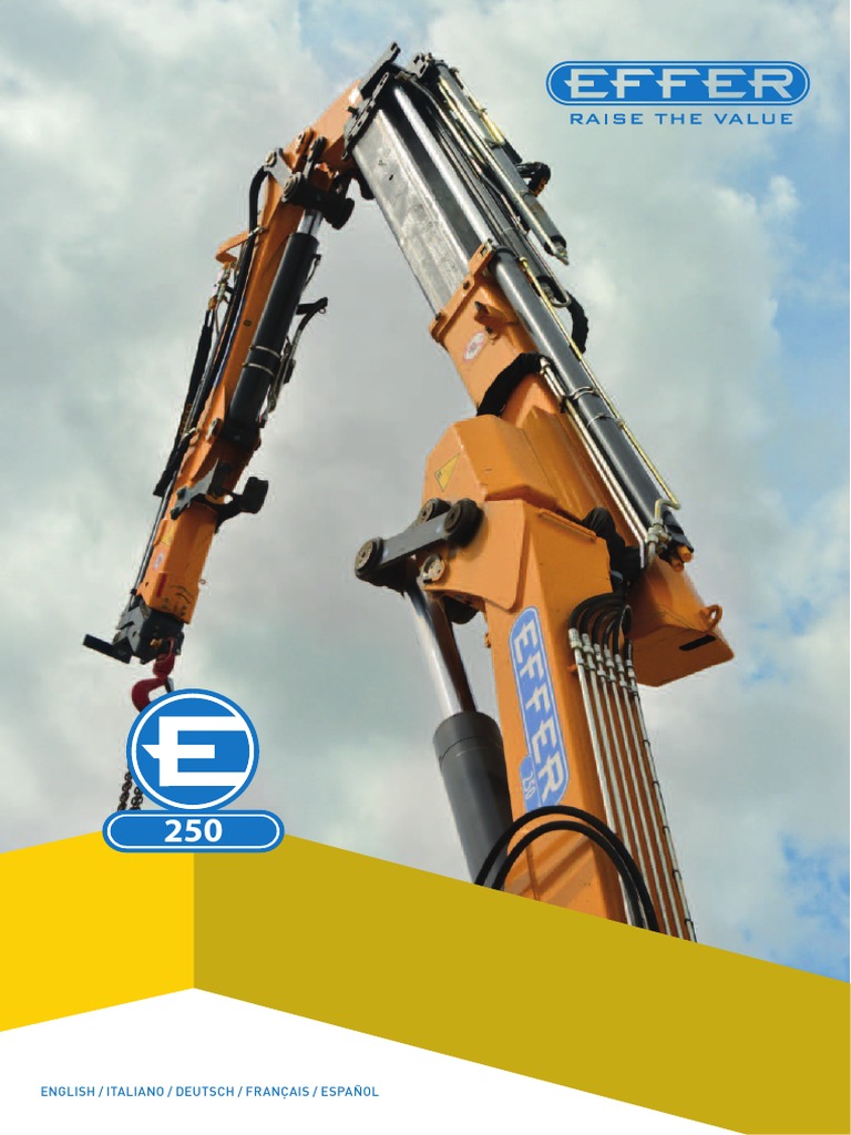 Grua Effer 250 | PDF | Science | Tecnología (general)