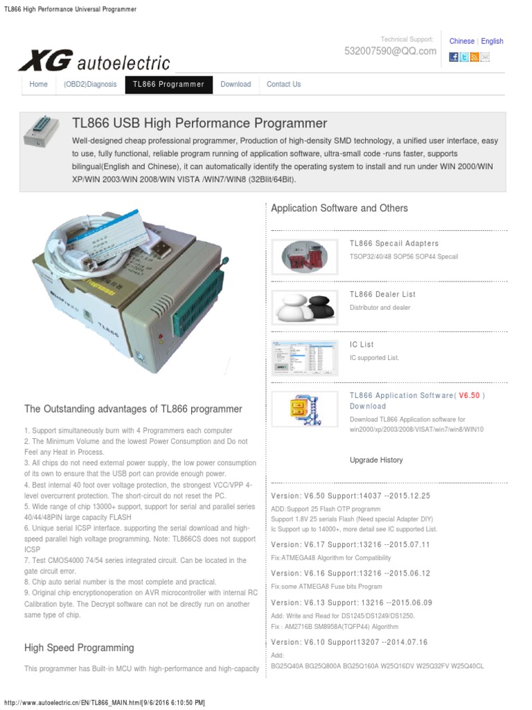 TL866 High Performance Universal Programmer | PDF | Microcontroller ...