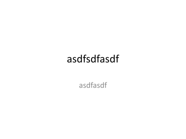 Asdfsdfasdf: Asdfasdf | PDF