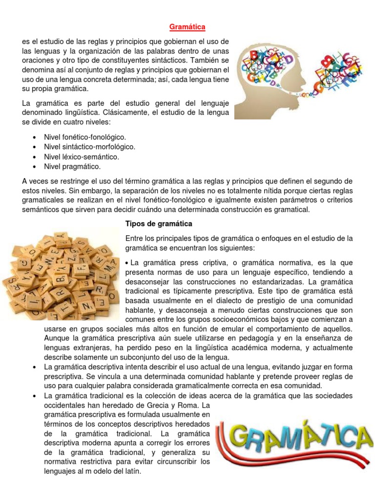 ¿Que Es Gramática | PDF | Gramática | Comunicación humana